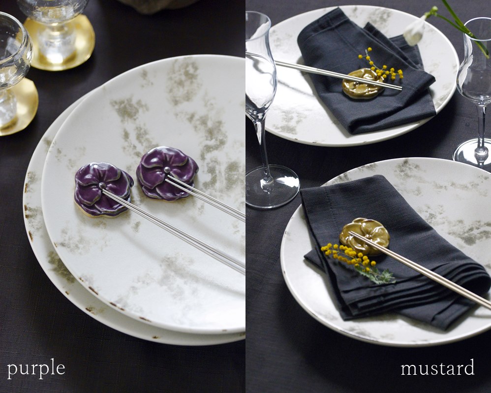 橋本尚美｜はしおきビオラ(2個組)｜作家の器と暮らす。IVORY